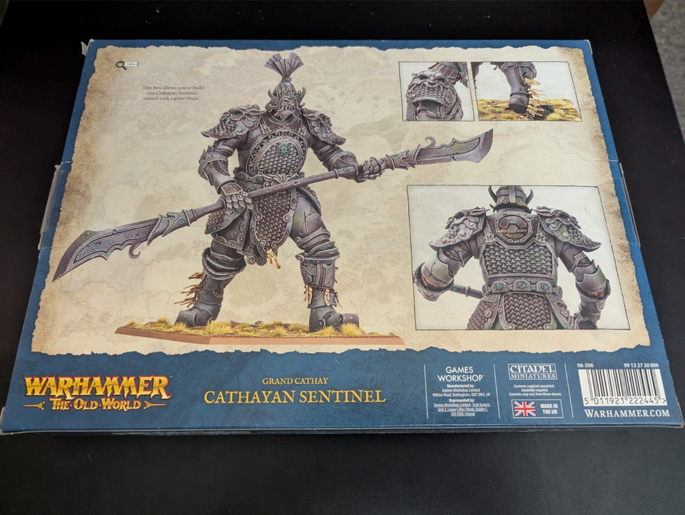 Warhammer TOW The Old World Grand Cathay Cathayan Sentinel! | eBay UK