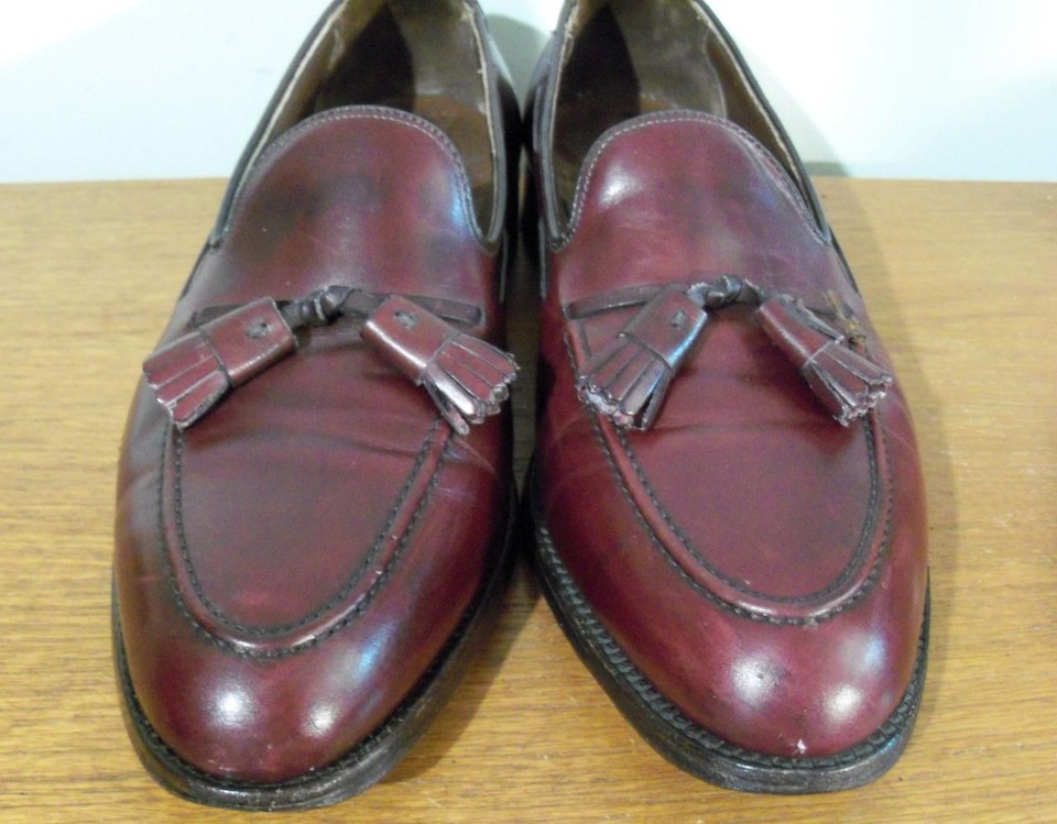 VINTAGE WRIGHT CONTINENTAL ARCH PRESERVER TASSEL LOAFERS MEN'S 10 C ...