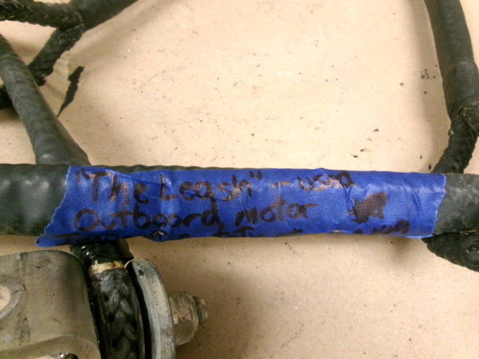 "The Leash" - Used Outboard Motor Impact Safety | eBay