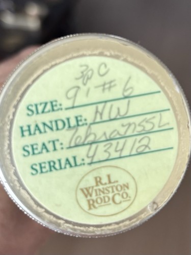 R.L. Winston IM6 9ft 6wt 3-Piece Fly Rod | eBay