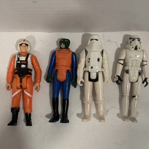 Vintage Star Wars Figures 1977-1980 Sky Walker X-Wing Storm Trooper ...