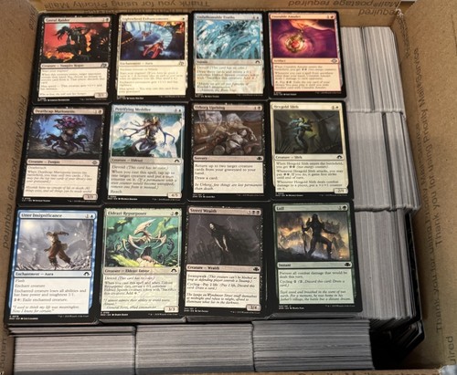 MTG Magic The Gathering 6000+ Card Bulk Lot Com/ Uncom Cards No Basic ...