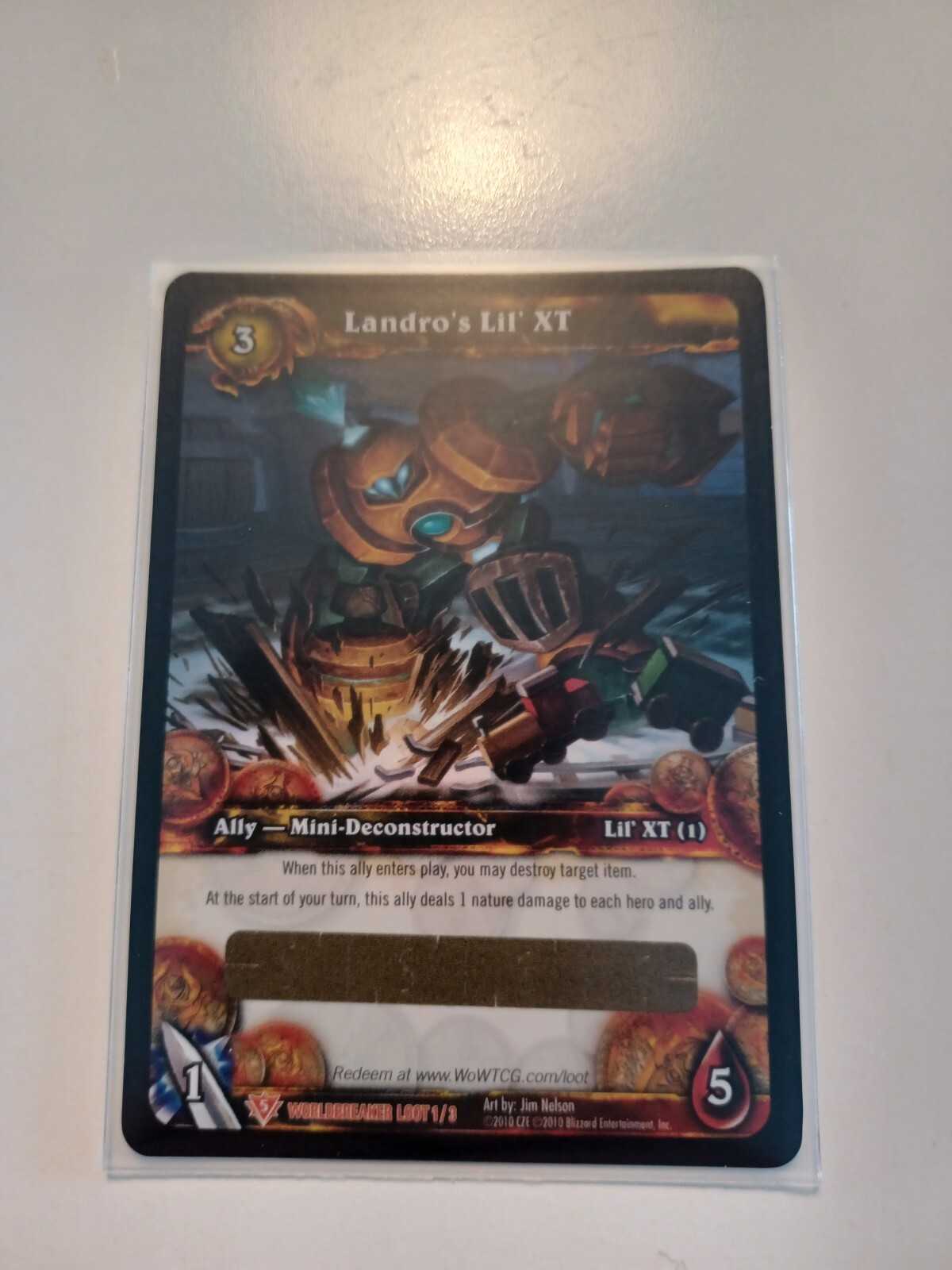 WOW TCG - Landro's Lil' XT Unscratched/Mint Loot Card | eBay