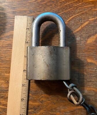 Vintage Sargent & Greenleaf high security padlock NO KEY BN 12 1 with ...