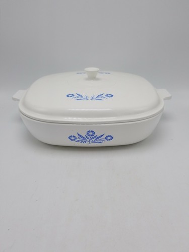 Corning Ware "Cornflower" P-10-B & Pyrocream Lid - 2 Qt Casserole ...