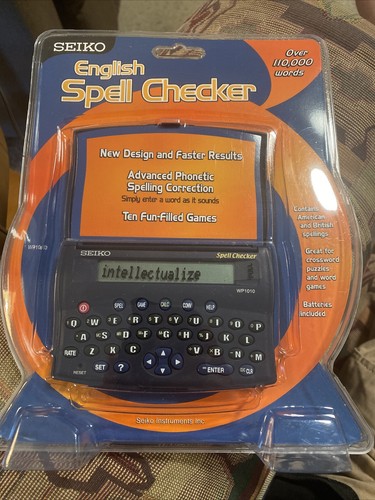 Factory Sealed Seiko Spell Checker WAdvanced Phonetic Spelling ...