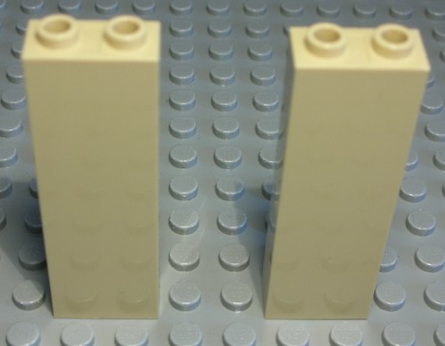 Lego Ladrillo 1x2x5 Beige 2 Piezas | eBay