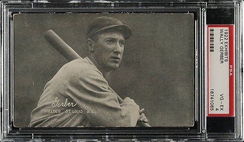 1922 Exhibits Wally Berger St. Louis Browns PSA 4 | eBay