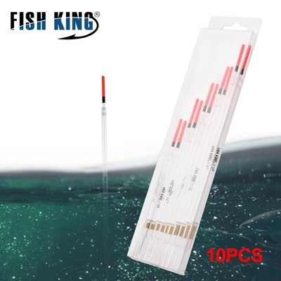 1.25g Crystal Plastic Fishing Floats 1.0g Tube Set Fishing Tackle ...
