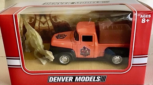 Denver Models ~ Orange Truck %~ with Dinosaur 753429200178| eBay