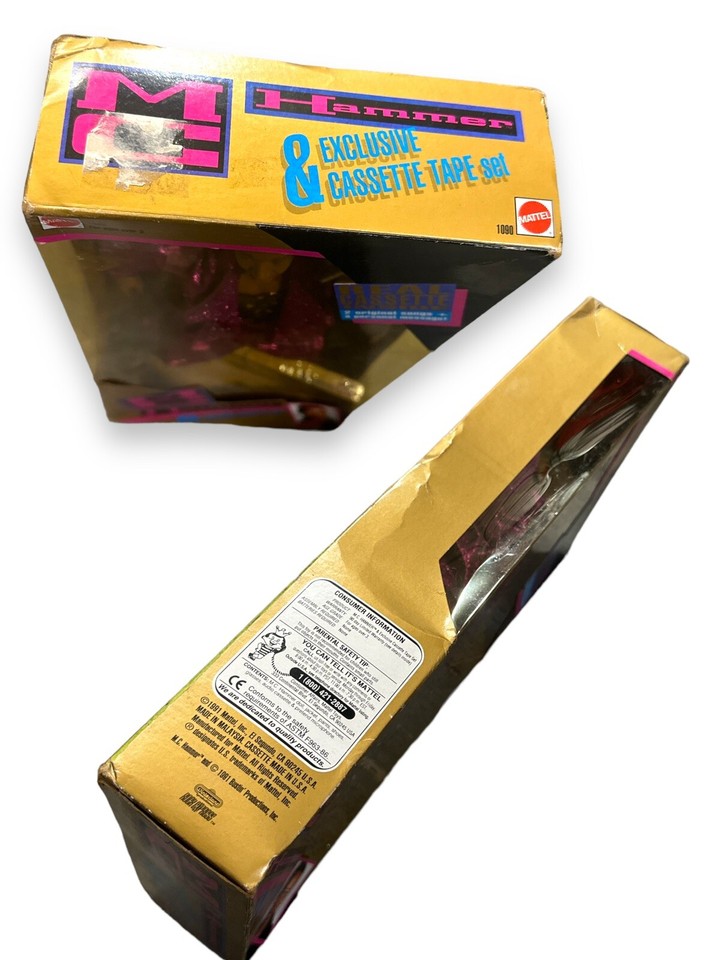 MC Hammer 12" Doll With Cassette 1991 Mattel Inc Action Figure Doll ...