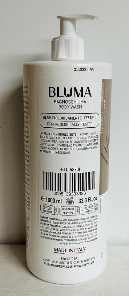 Bluma ~ Coconut Moisturizing Body Wash 33.8 fl oz | eBay