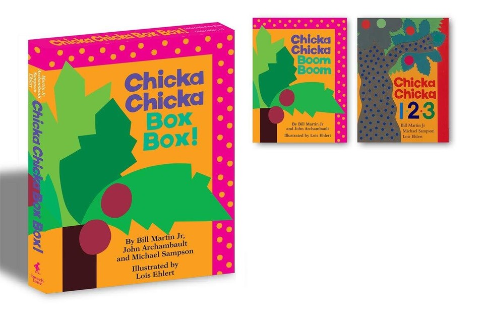 Chicka Chicka Boom Boom and Chicka Chicka 1 2 3 Gift Set Alphabet ...