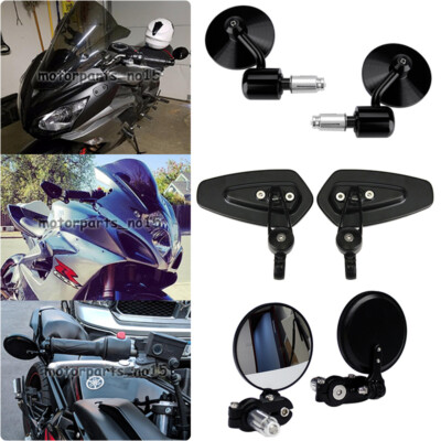 For GSXR600/750/1000 CBR600RR/1000RR R6 R1 11 Style 7/8" Handle Bar End ...