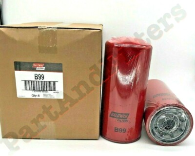 Baldwin B99 Oil Filter Fits Caterpillar P554005, LF691A, LFP4005 (Pack ...