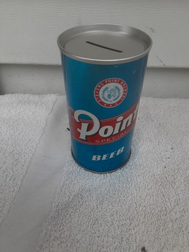 POINT BANK STRAIGHT STEEL CHEAP BEER CAN CANS EMPTY GAR F | eBay
