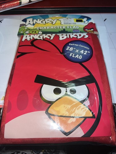 ANGRY BIRDS RED 28 " X 42 " FLAG CHARACTER BANNER VERTICAL ONE-SIDED | eBay