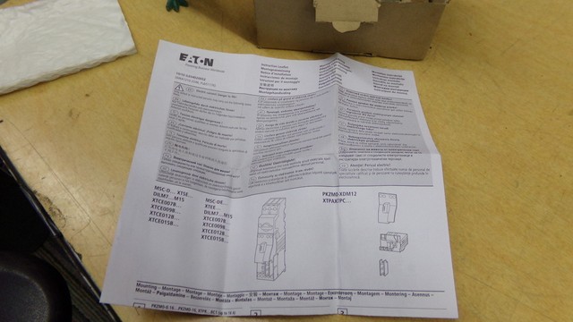OXM12DM Eaton Cutler Hammer Contactor Connection Adapter for sale ...