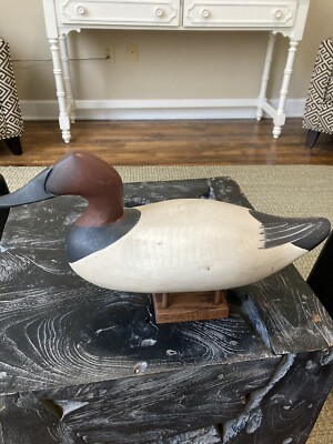 NICE Gilmore Butch Wagoner Drake Canvasback Duck Decoy Havre De Grace ...
