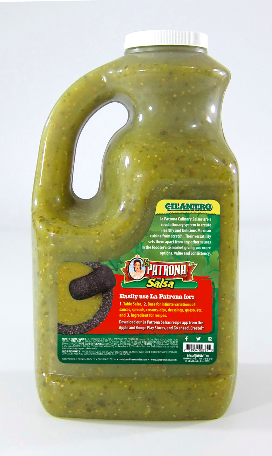 La Patrona Salsa Cilantro, 1 / 8.5 lb (1 Gallon Jug), FREE SHIPPING | eBay