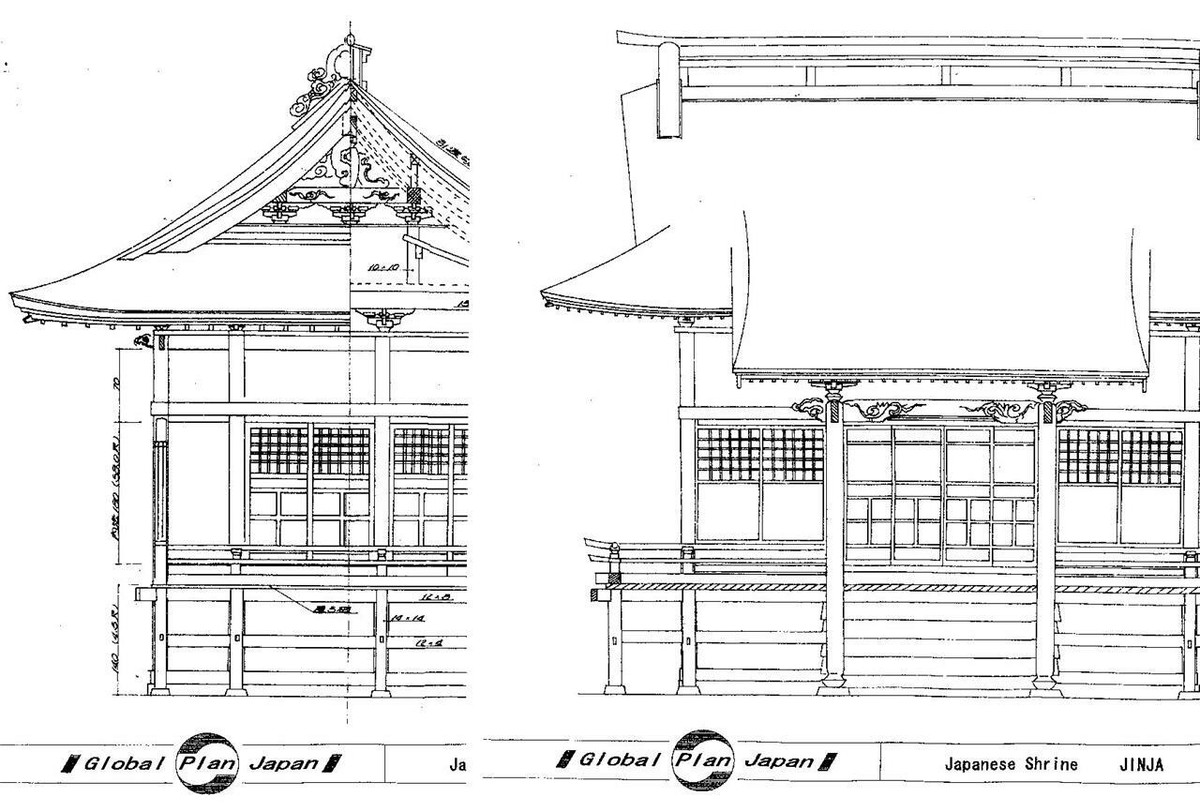 Japanese House Plans Blueprints