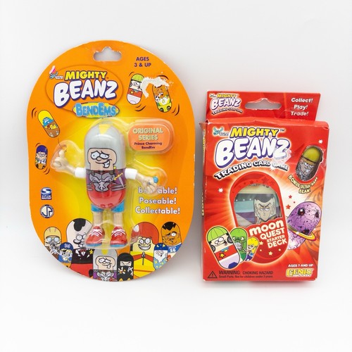 NEW 2004 MIGHTY BEANZ Trading Card Game Moon Quest Starter Pack ...