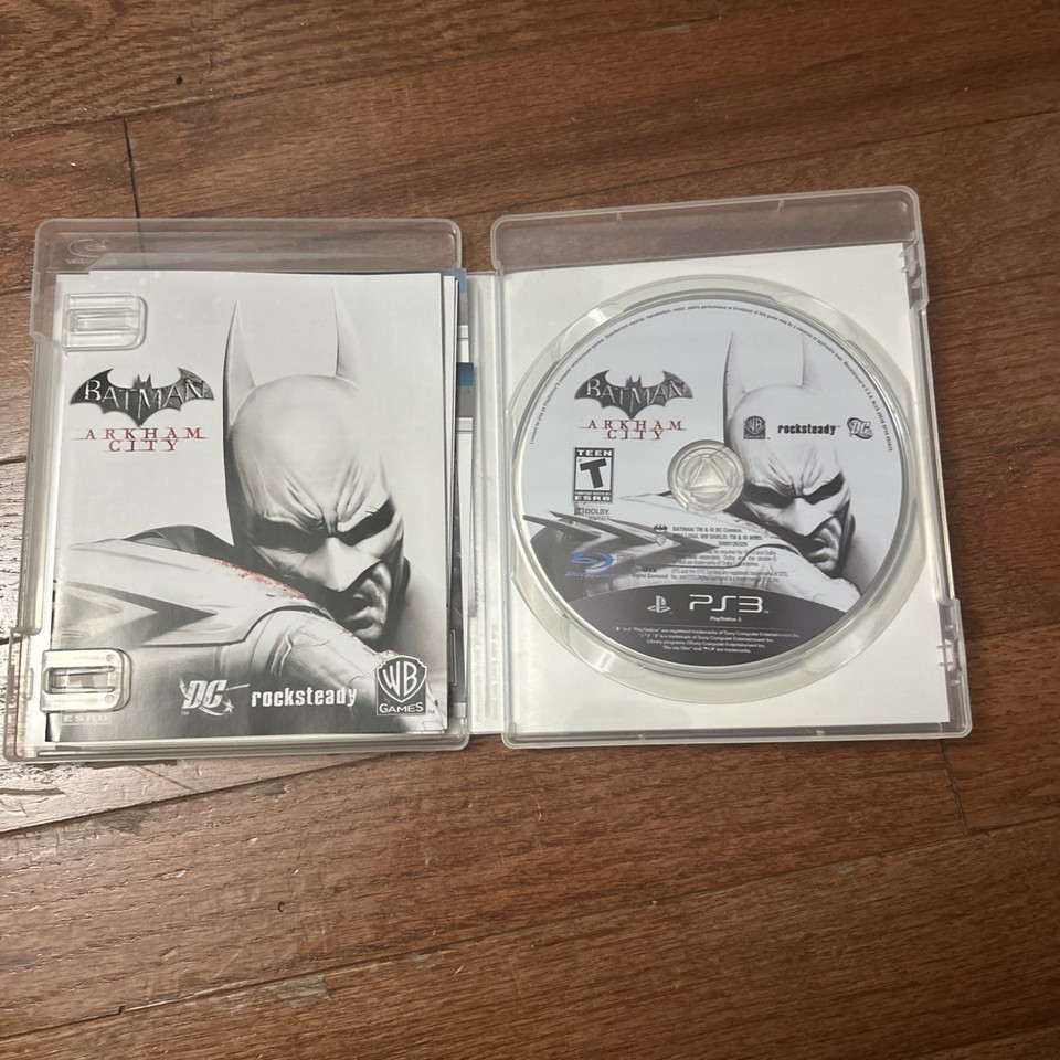 2011 Batman Arkham City PS3 Video Game Sony PlayStation 3 Complete CIB ...