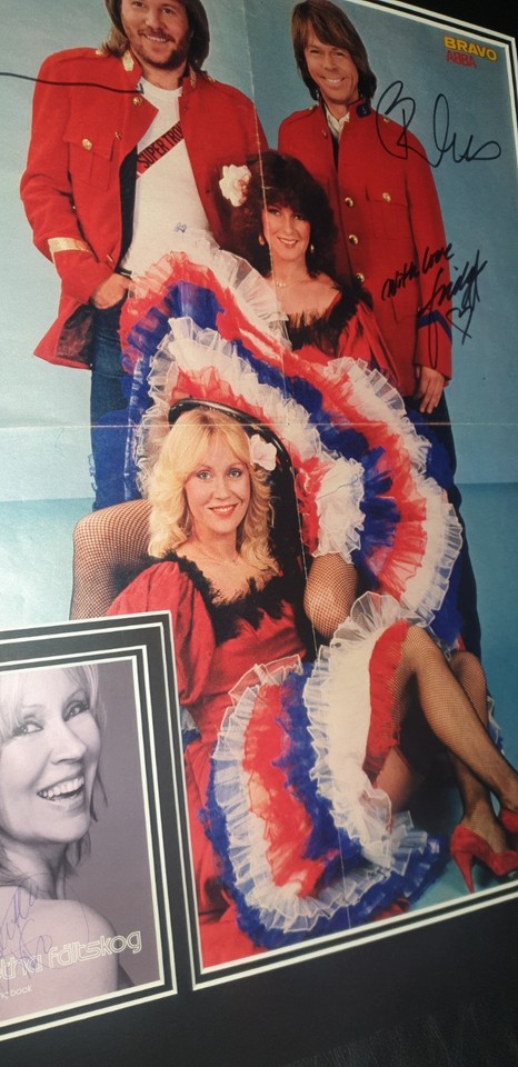 Excellent Vintage Abba Poster Fully Signed | eBay UK