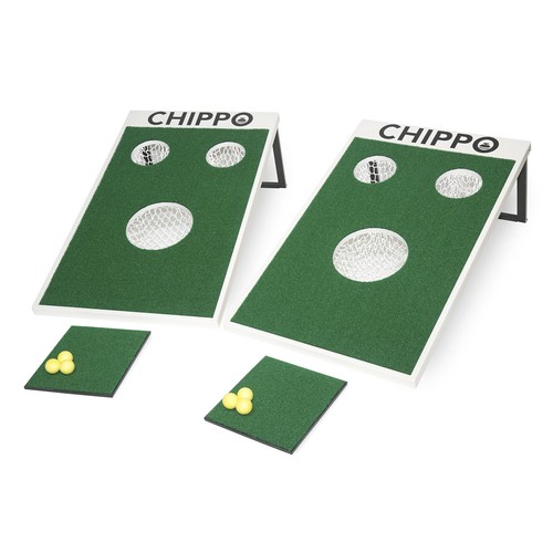 Golf Game & Cornhole Set Combo - Complete with Target Boards, Chipping ...