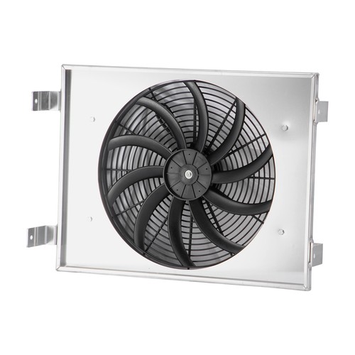 Shroud Electric Fan For 1955-1957 1956 Chevy Bel Air Nomad Del-Ray V8 ...