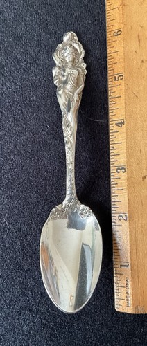 Very Rare Antique Art Nouveau Woman Sterling Silver Spoon | eBay