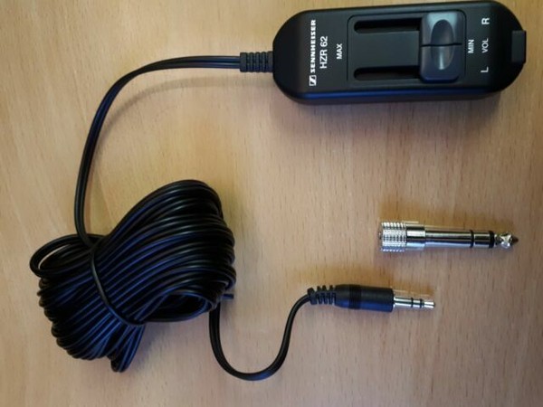 Sennheiser HZR62 5 Metre Headphone Cable Extension Lead With Volume ...