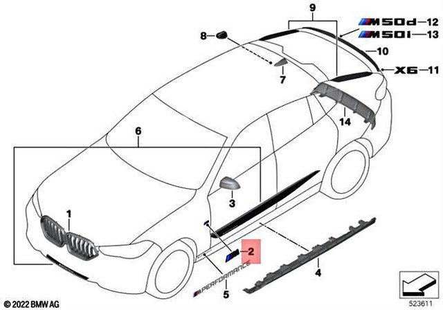 2 x Genuine BMW M Black Logo Lettering Emblem Badge 51145A4B373 for ...