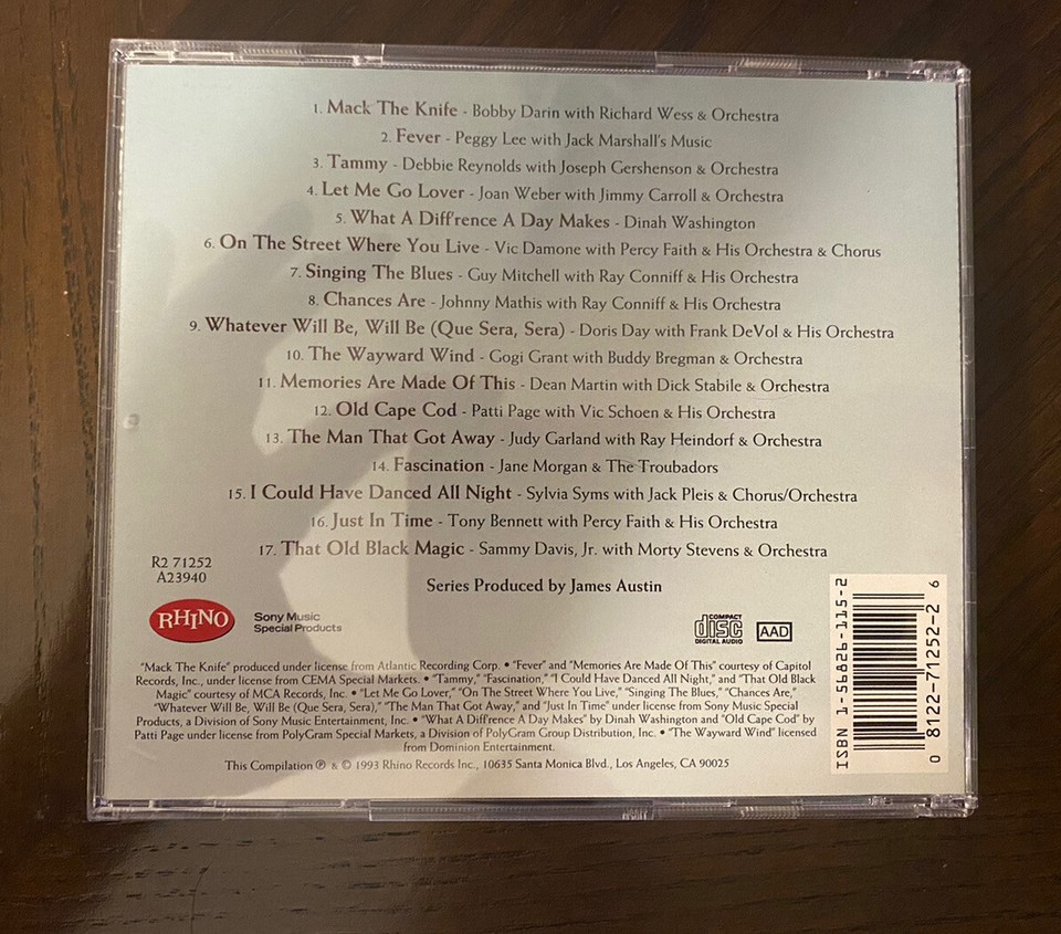 SENTIMENTAL JOURNEY Pop Vocal Classics Vol. 4 (1954-1959) CD [Mack The ...