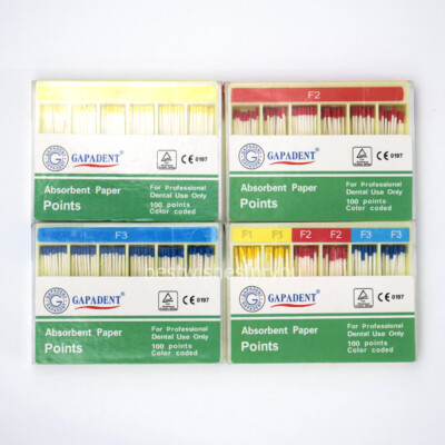 Dental Absorbent Paper Points Taper Coded Endodontic Root Canal ...