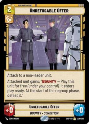 Unrefusable Offer (Star Wars Unlimited) Foil | eBay