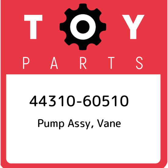 44310-60510 Toyota Pump assy, vane 4431060510, New Genuine OEM Part | eBay