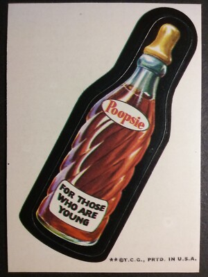 1973 TOPPS WACKY PACKAGES 2ND SERIES POOPSIE NEARMINT | eBay