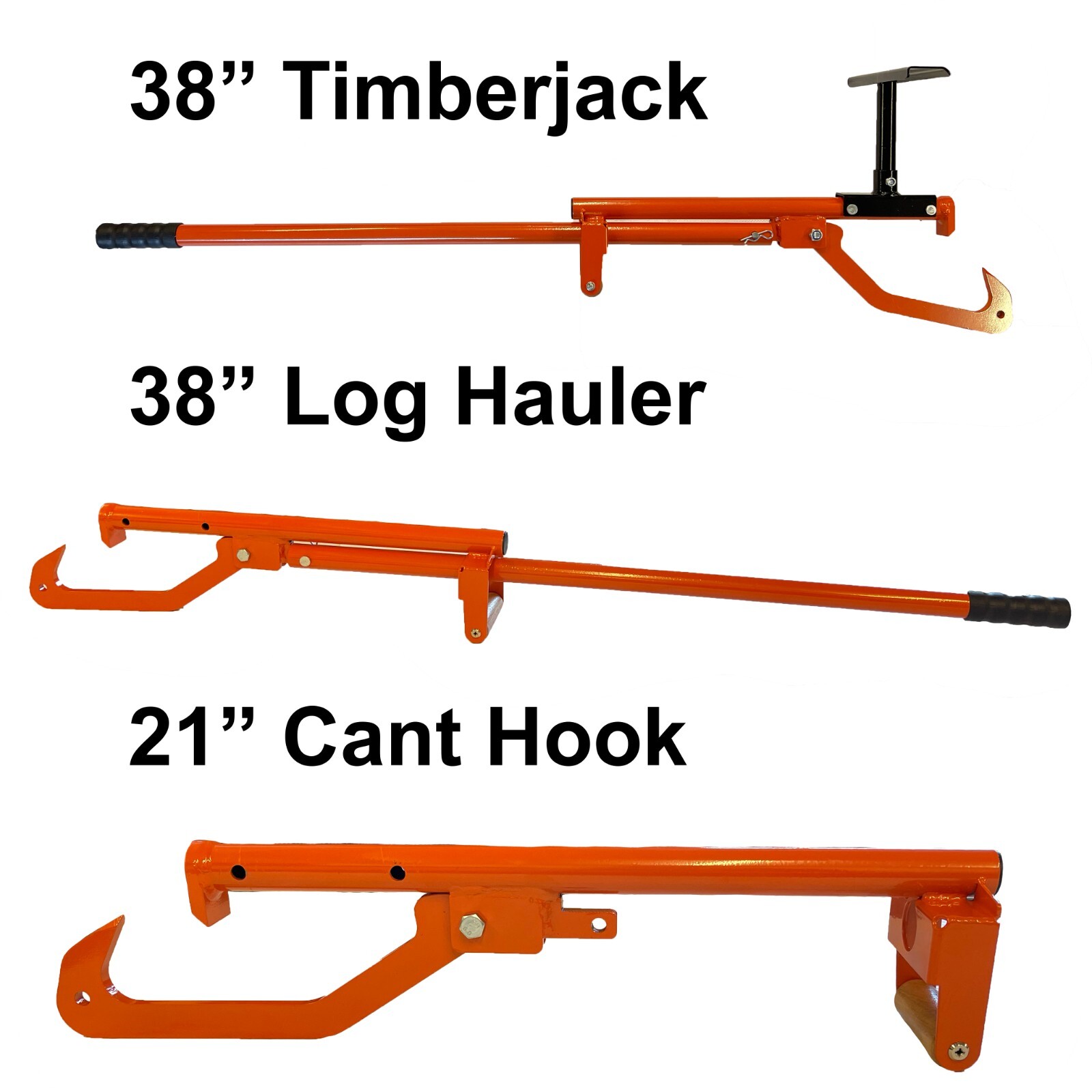 3 in 1 Timber Jack Log Hauler Lifter Cant hook Heavy Duty Forestry Tool ...