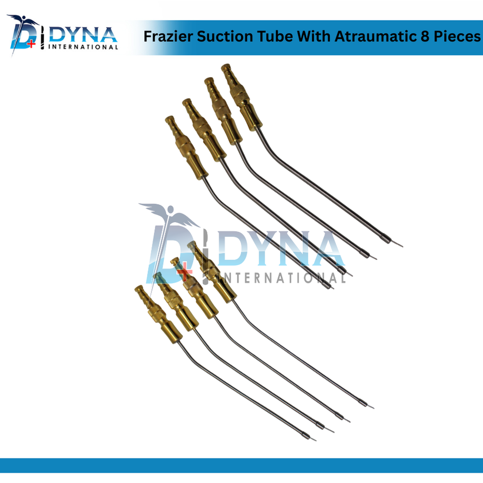 Frazier Suction Tube With Atraumatic Tip Surgical Instruments Set of 8 ...