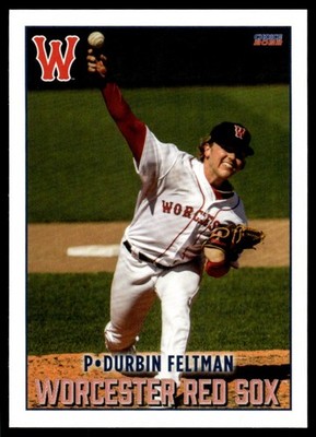 2022 Durbin Feltman Choice Minor League Rookie Card Worcester Woo Red ...