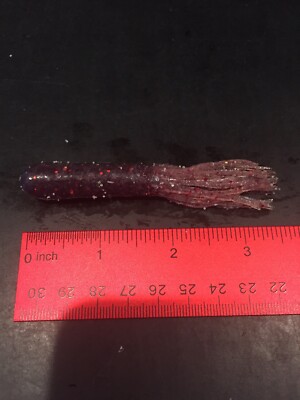 3.5” Salty Tube Smoke Red Gold Flake 9 Per Pack | eBay