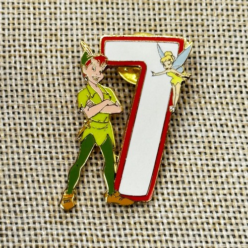 Disney Store JAPAN Pin LE 2500 10th Number Series 7 Peter Pan Tinker ...