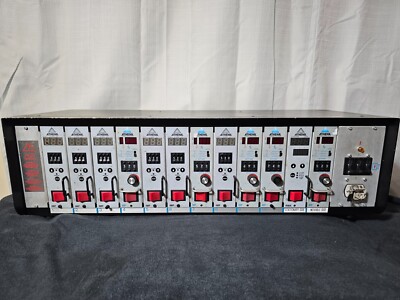 ALLIED 12 zones hot runner controller with 12 ATHENA temp. zone cards ...