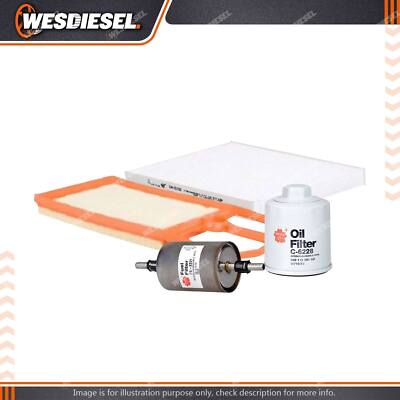 Sakura Filter Kit Oil Air Fuel Cabin for VW Polo 6N ARC 4Cyl 1.6L 10/99 ...