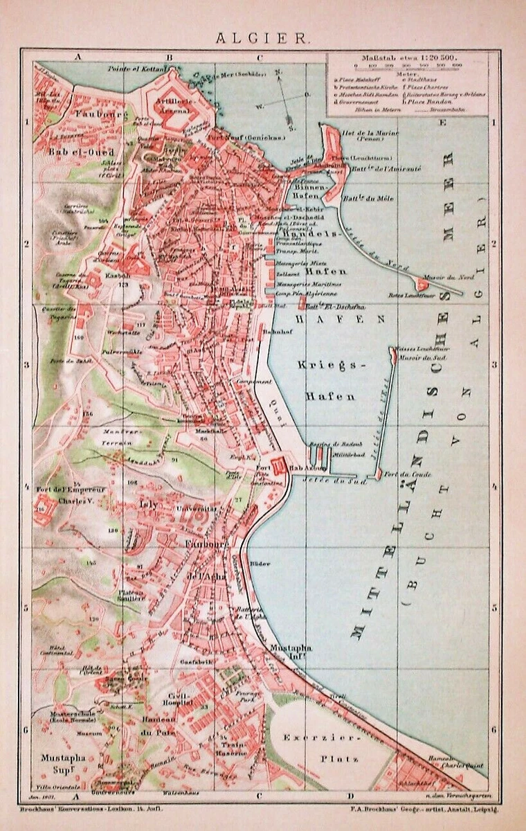 Printable Map Of Algeria