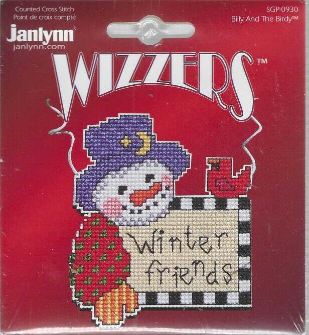 3 WIZZERS SNOWMEN ORNAMENTS--ALL NEW!!!--Counted Cross Stitch KITS | eBay