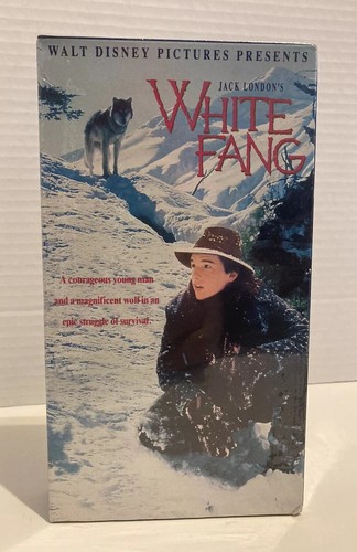 Disney White Fang VHS 1991 NEW & SEALED Ethan Hawke Jack London Classic ...