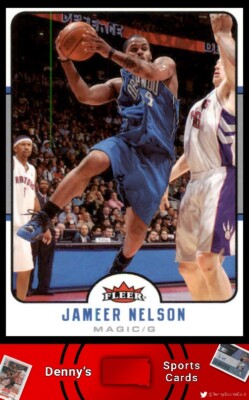 2006 Fleer #142 Jameer Nelson Orlando Magic Basketball Card | eBay