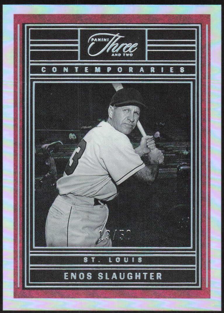 2023 Panini Three and Two - Contemporaries Enos Slaughter #C-ES Holo ...